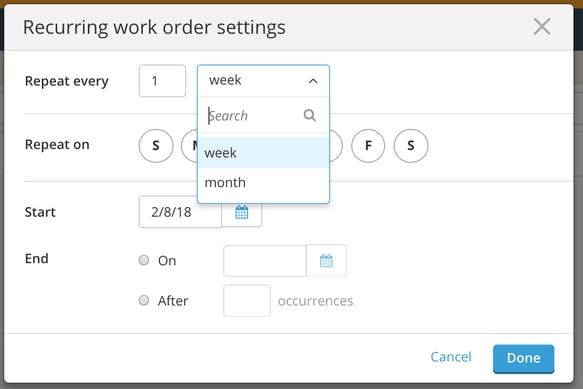 How to Create Recurring Work Orders
